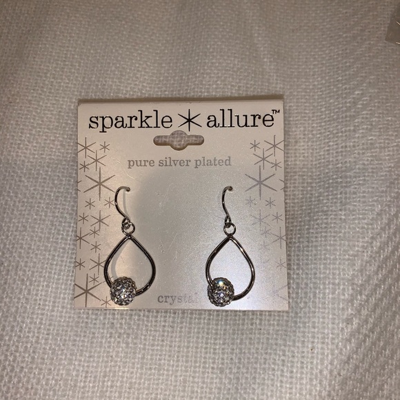 Sparkle Allure | Jewelry | Sparkle Allure Pure Silver Plated Wcrystals ...